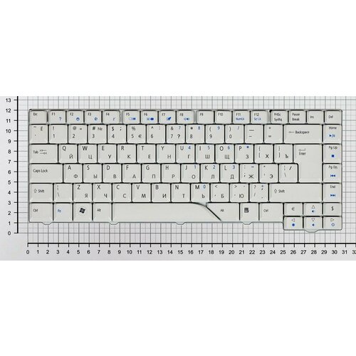 Клавиатура для ноутбука ACER 6037B0028919 Белая