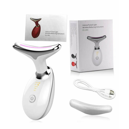 Микротоковый лифтинг-массажер для лица и шеи Intense Pulsed Light Wrinkles Reducing Instrument ES-1081