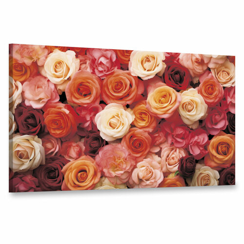 Интерьерная картина 100х60 "Розы"