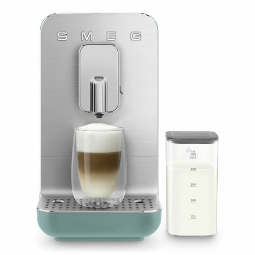 Автоматическая кофемашина Smeg BCC13EGMEU с молочной системой, изумрудно-зеленый матовый