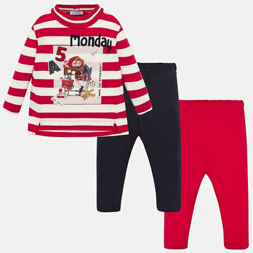 Комплект одежды Mayoral, размер 104 (4 года), красный