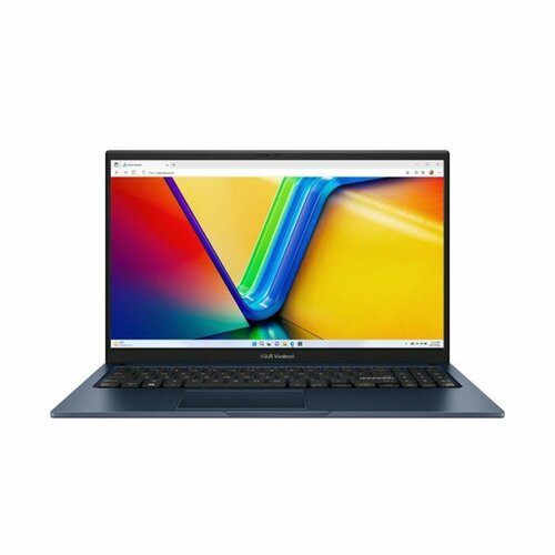 Ноутбук ASUS VivoBook X1504ZA-BQ067, 15.6", i3-1215U, 8 Гб, SSD 256 Гб, UHD, DOS, темно-синий