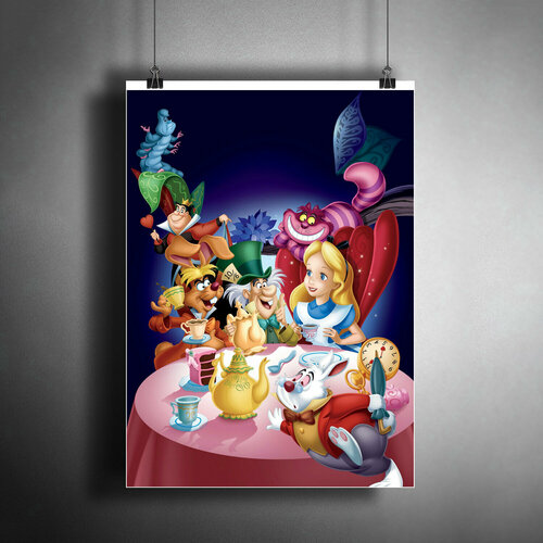 Постер для интерьера: Алиса в стране чудес / A3 (297x420 мм)