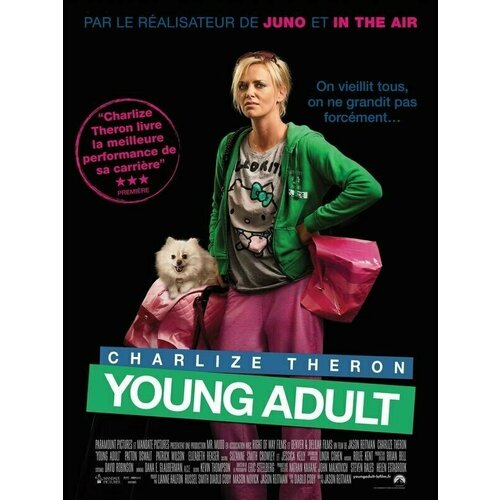 Плакат, постер на холсте Бедная богатая девочка (Young Adult), Джейсон Райтман. Размер 42 х 60 см