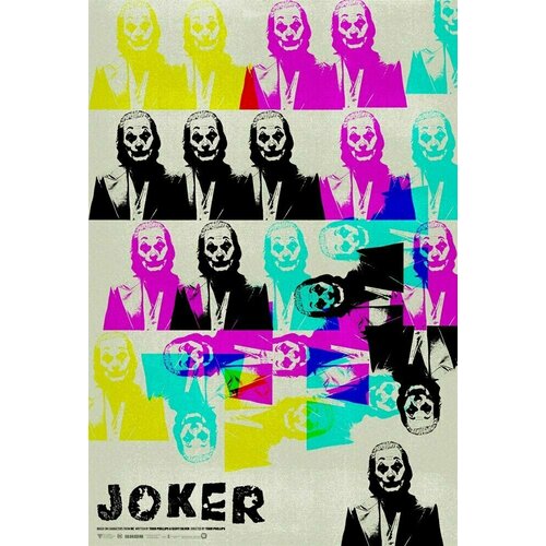 Плакат, постер на холсте Джокер (Jokerr), Тодд Филлипс. Размер 42 х 60 см