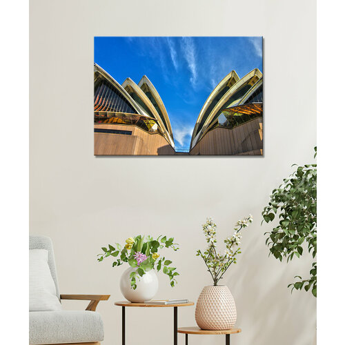 Картина/Картина на холсте для интерьера/Картина на стену/Картина для кухни/ -Австралия Сиднейская опера 9 40х60