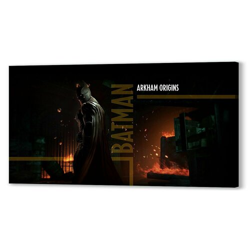 Плакат, постер на бумаге Batman: Arkham Origins. Размер 42 х 60 см