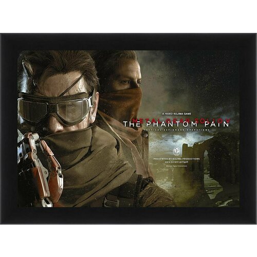 Плакат, постер на холсте Metal Gear Solid V: The Phantom Pain. Размер 21 х 30 см