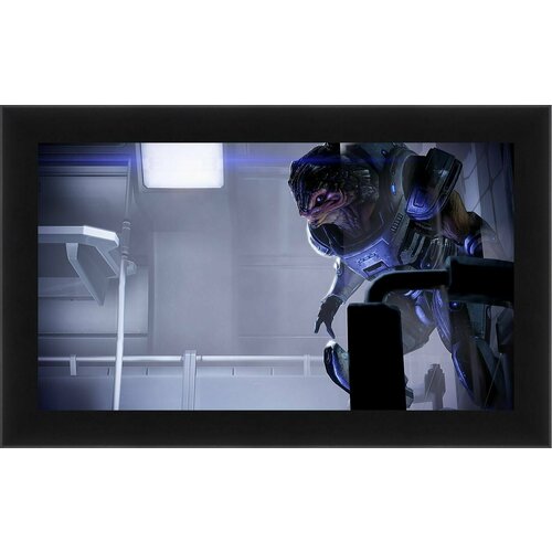 Плакат, постер на холсте Mass Effect. Размер 21х30 см