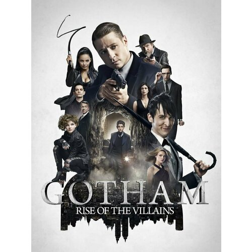 Плакат, постер на бумаге Готэм (Gotham, 2014-2019г). Размер 42 х 60 см