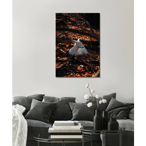 Картина -Коза, козел, безрогая коза, домашняя коза (11) 50х70