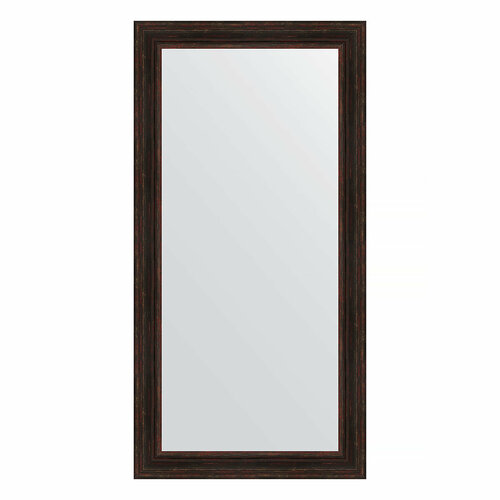 Зеркало настенное EVOFORM в багетной раме тёмный прованс, 82х162 см, для гостиной, прихожей, кабинета, спальни и ванной комнаты, BY 3350