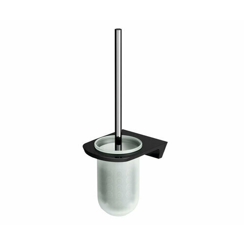 Glan K-5127 Щетка для унитаза/Ершик для туалета подвесная WasserKRAFT PVD-покрытие черный глянец