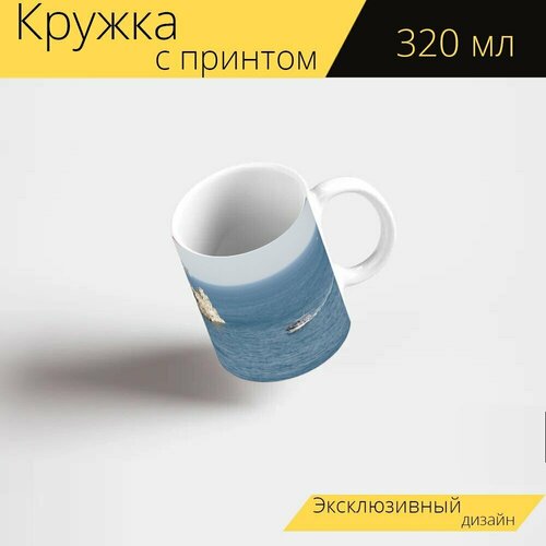 Кружка с рисунком, принтом "Турция, море, воды" 320 мл.