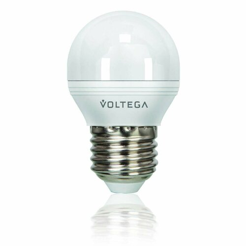 VOLTEGA Лампа светодиодная диммируемая Voltega E27 5.7W 4000К матовая VG2-G2E27cold6W 8442