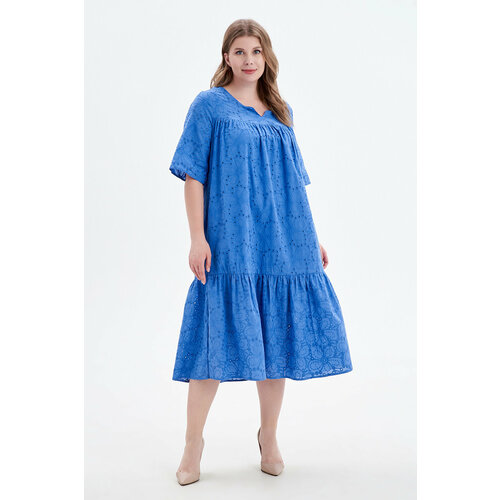 Платье Olsi, размер 52, синий