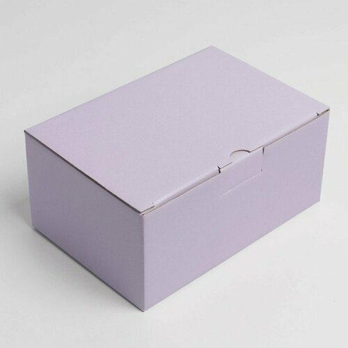 Коробка подарочная складная, упаковка, «Лавандовая», 30 х 23 х 12 см (комплект из 8 шт)