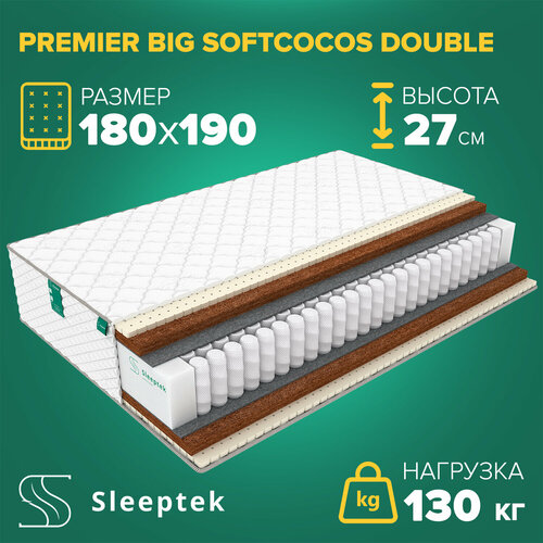 Матрас Sleeptek PremierBIG SoftCocos Double 180х190