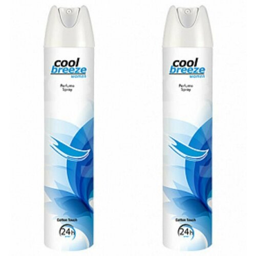 Cool Breeze Дезодорант спрей женский, Cotton Touch, 200 мл, 2 штуки