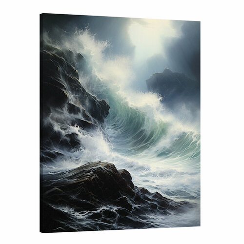 Интерьерная картина 50х70 "Живопись морских просторов"
