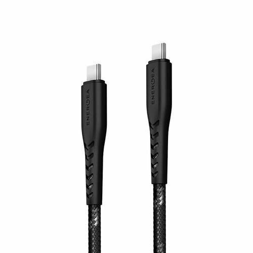 EnergEA Кабель NyloFlex USB-C to USB-C 480Mbps 5A Black (30 см)