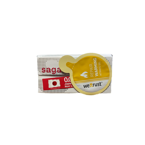 Набор полиуретановых презервативов Sagami Original 002 SET 6 шт. + лубрикант в подарок