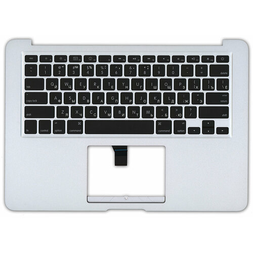Клавиатура ОЕМ для ноутбука MacBook A1369 2010+ черная без подсветки плоский ENTER топ-панель