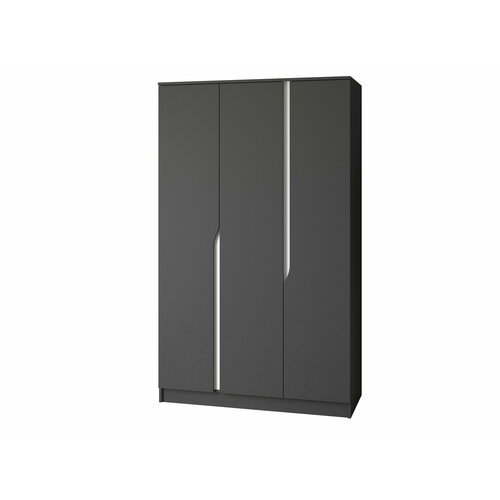 Шкаф распашной Монс-3, Серый, 1300x2400x450 мм, Крона Мебель