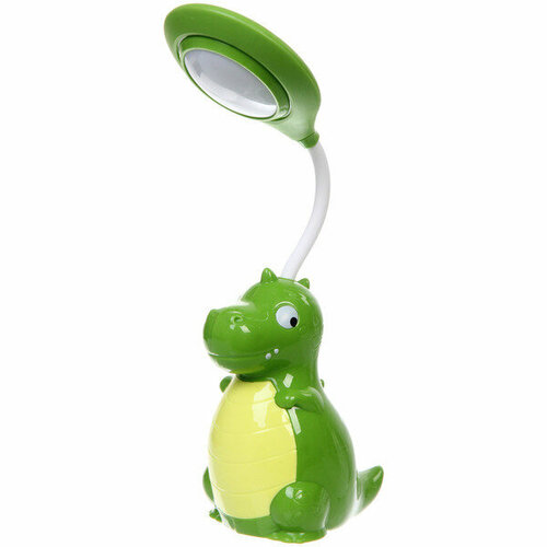 Настольная лампа «Sweet - Дино» 7*13*25 см LED, USB 1w 5v, Желтый/зеленый
