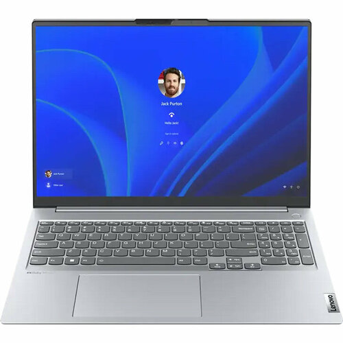 Ноутбук Lenovo ThinkBook 16 G4+ IAP, 16" (1920x1200) IPS/Intel Core i5-1235U/16ГБ LPDDR5/512ГБ SSD/Iris Xe Graphics/Без ОС, серый (21CY006PRU)