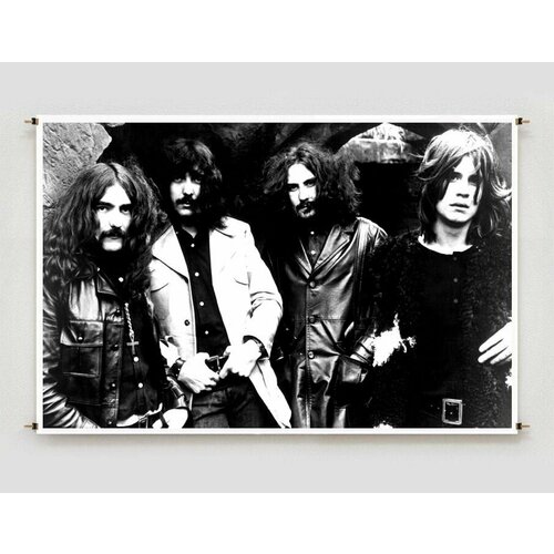 Постер плакат для интерьера "Музыка: Блэк Саббат (Black Sabbath)" / Декор дома, офиса, комнаты, квартиры, детской A3 (297 x 420 мм)