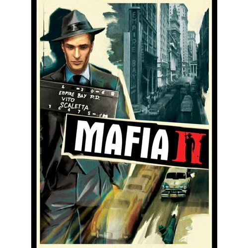 Плакат, постер на бумаге Mafia 2/Мафия 2/игровые/игра/компьютерные герои персонажи. Размер 21 х 30 см