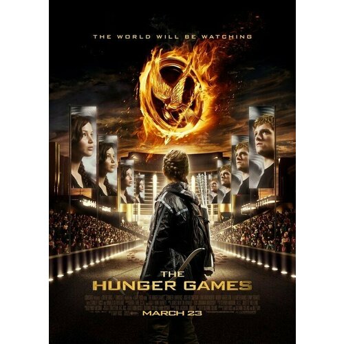 Плакат, постер на бумаге Голодные игры (The Hunger Games), Гэри Росс. Размер 30 х 42 см