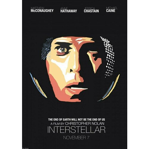 Плакат, постер на бумаге Interstellar/Интерстеллар. Размер 42 х 60 см