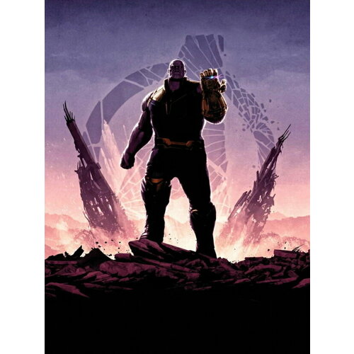 Плакат, постер на холсте Avengers: Endgame (Модульные постеры)-3/Мстители: Финал/искусство/арт/абстракция/творчество. Размер 30 х 42 см