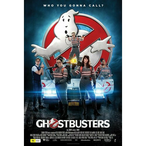 Плакат, постер на бумаге Ghostbusters/Охотники за привидениями/. Размер 42 х 60 см
