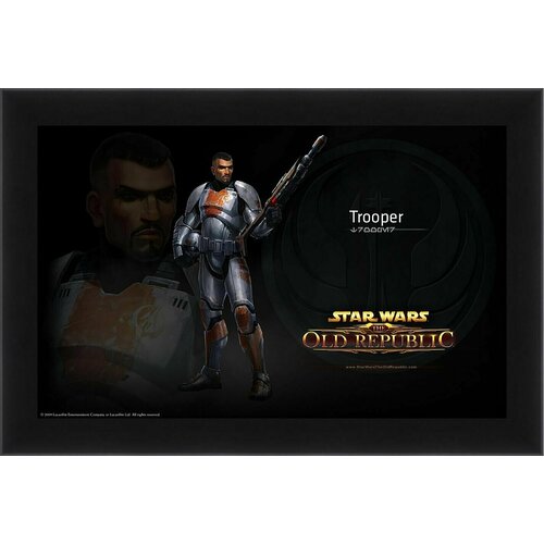 Плакат, постер на холсте Star Wars: The Old Republic. Размер 21 х 30 см