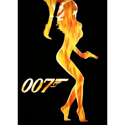Плакат, постер на бумаге James Bond/Джеймс Бонд. Размер 21 х 30 см