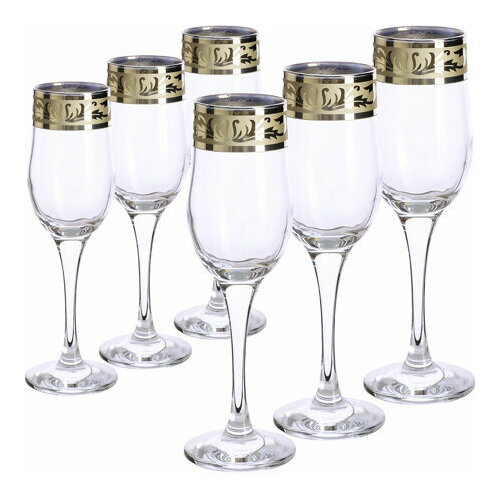 Набор 6-ти бокалов для шампанского MS160-01 KSMB-MS160-01