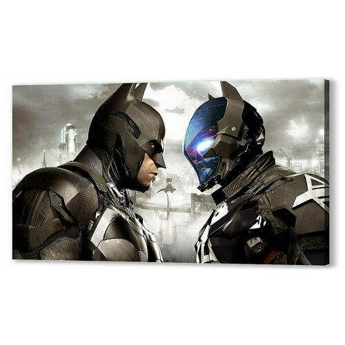 Плакат, постер на холсте Batman: Arkham Knight. Размер 30 х 42 см
