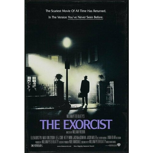 Плакат, постер на холсте Изгоняющий дьявола (The Exorcist), Уильям Фридкин. Размер 21 х 30 см