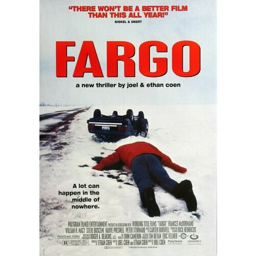 Плакат, постер на бумаге Fargo/Фарго. Размер 42 х 60 см