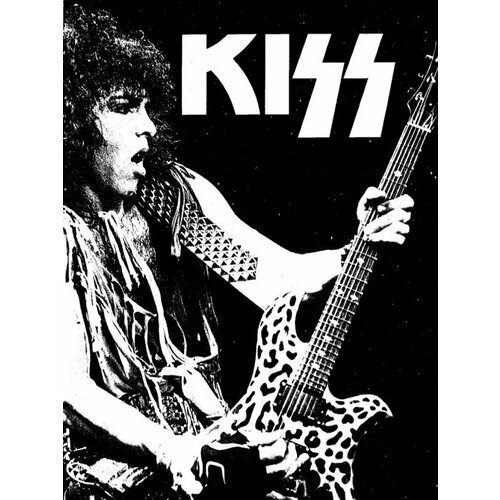 Плакат, постер на бумаге Kiss/Кисс/музыкальные/поп исполнитель/артист/поп-звезда/группа. Размер 60 на 84 см