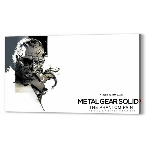 Плакат, постер на холсте Metal Gear Solid V: The Phantom Pain. Размер 42 х 60 см