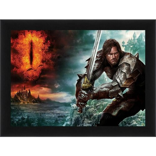 Плакат, постер на холсте Lord Of The Rings. Размер 21х30 см