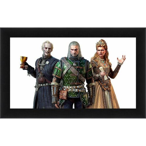 Плакат, постер на бумаге The Witcher 3: Blood and Wine (Ведьмак, Кровь и Вино). Размер 60 на 84 см
