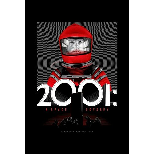 Плакат, постер на бумаге 2001: a space odyssey/Космическая одиссея 2001. Размер 21 х 30 см