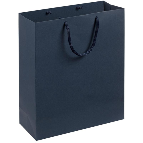 Пакет подарочный бумажный Wide (28x23x9.2 см, синий), 1337396