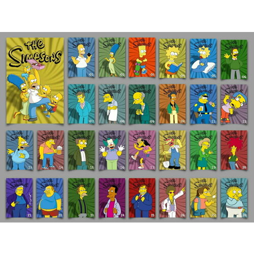 Плакат, постер на бумаге Simpsons/Симпсоны/комиксы/мультфильмы. Размер 42 х 60 см