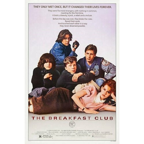 Плакат, постер на бумаге Клуб Завтрак (The Breakfast Club), Джон Хьюз. Размер 30 х 42 см